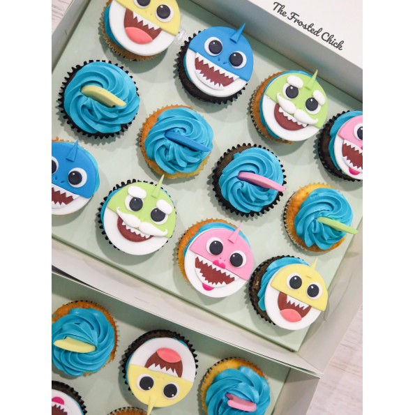Baby Shark Cupcakes baby-shark-cupcakes
